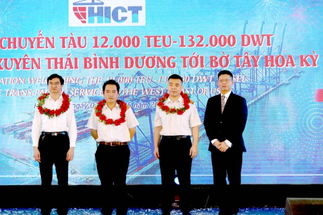 HICT WELCOMING 12,000 TEU – 132,000 DWT VESSEL ROUTING THROUGH TRANS ...