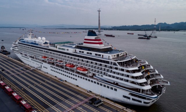 HAIPHONG INTERNATIONAL CONTAINER TERMINAL WELCOMED MS ASUKA II