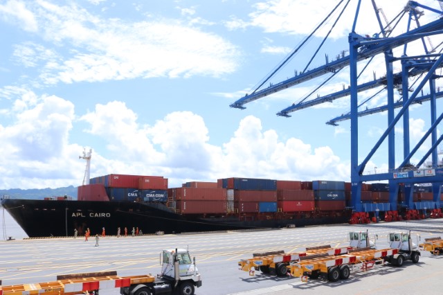 CẢNG CONTAINER QUỐC TẾ TÂN CẢNG HẢI PHÒNG ĐÓN TÀU APL CAIRO CỦA HÃNG ...
